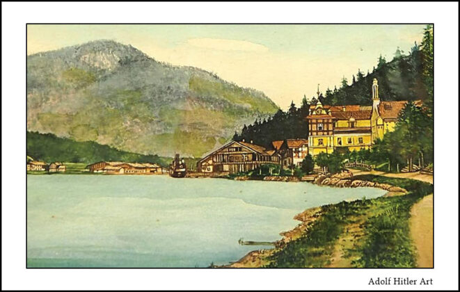 The most incredible artist who creates his brand - "Hitler's Art."